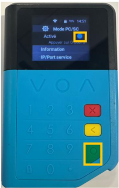 🔛 Mode PC/SC - Activer le mode PC/SC sur NEO